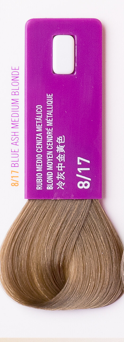 Краска для волос Lakme Gloss 8/17, светлый блондин пепельно-синий, 60 мл, полуперманентная