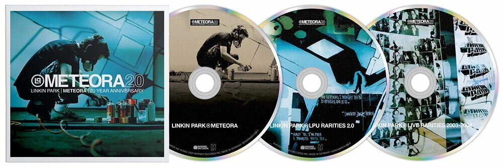 Фирменное издание Linkin Park - Meteora 20th Anniversary Deluxe 3-CD