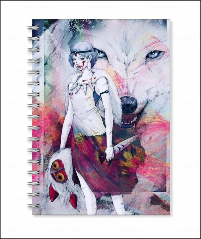 Тетрадь Принцесса Мононоке, Princess Mononoke №2, А6