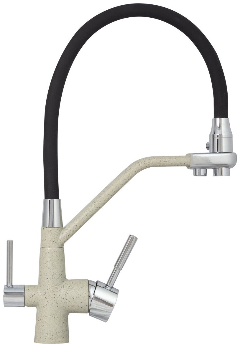 Кухонный смеситель Zigmund & Shtain 2200 речн. Песок