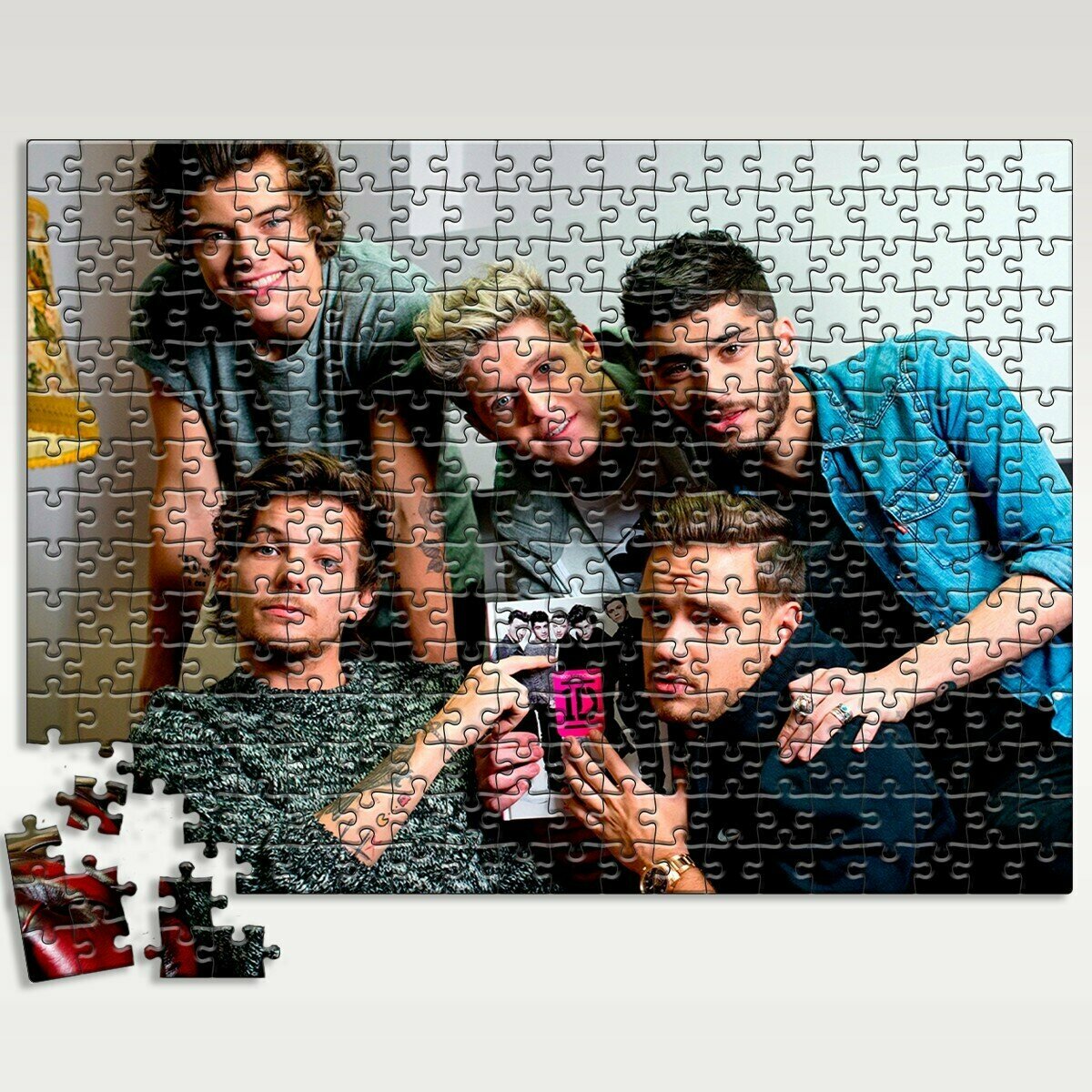 Пазл картонный А3: модель Музыка One Direction - 6323
