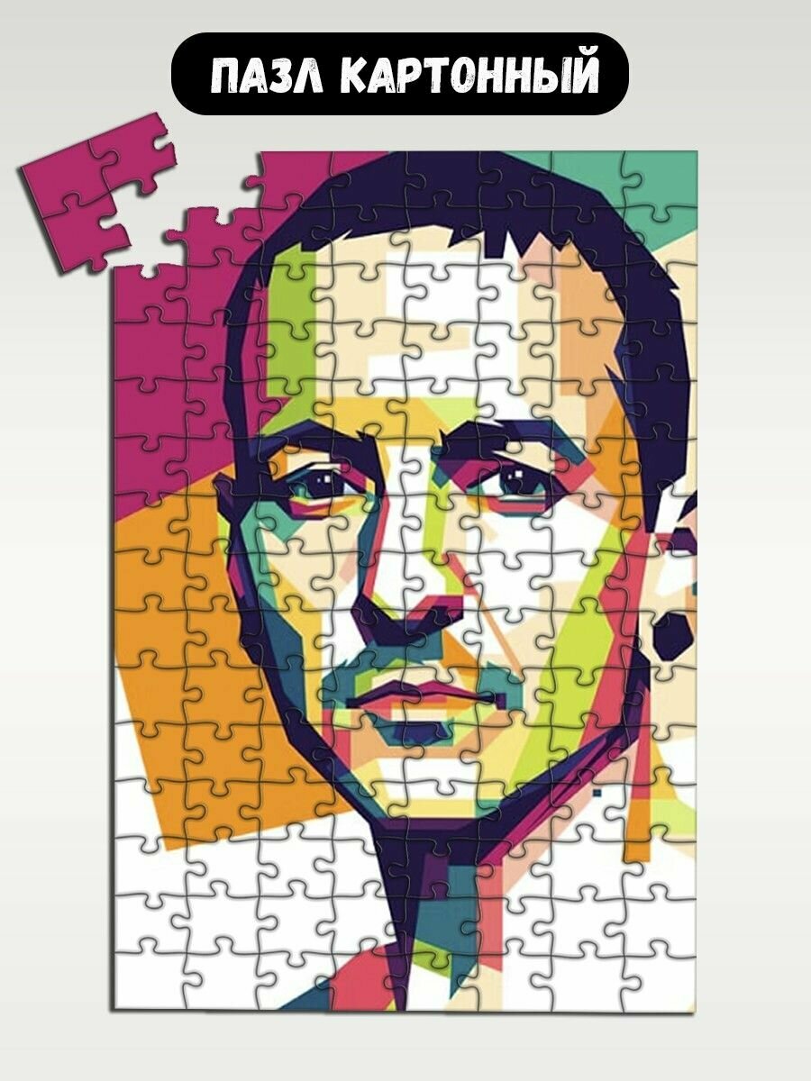 Пазл картонный А4: модель Музыка Linkin Park Честер Бенингтон - 1701