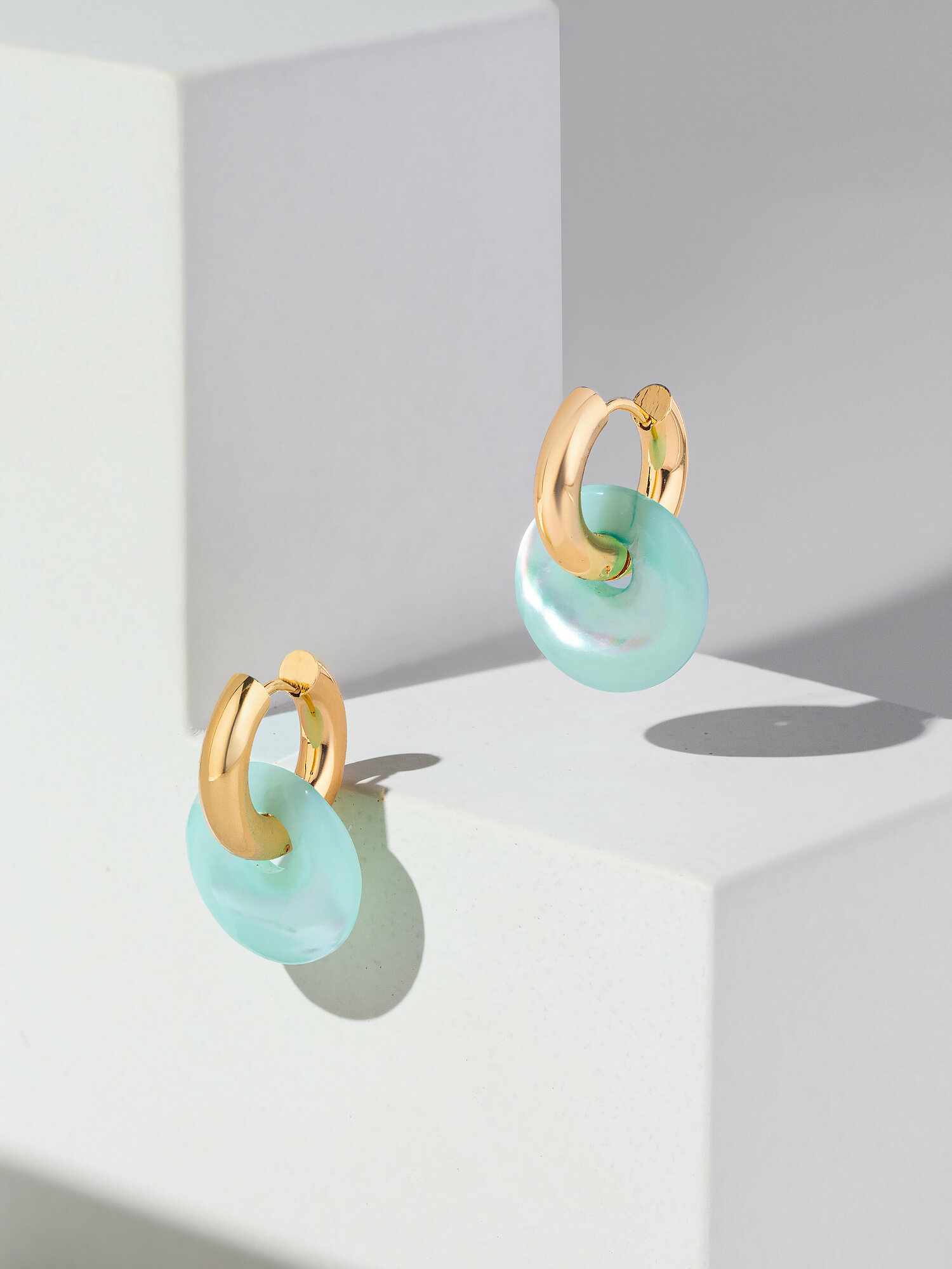 Серьги-трансформеры BLV Jewerly, перламутр