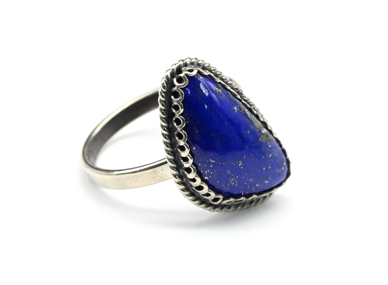 Кольцо, лазурит