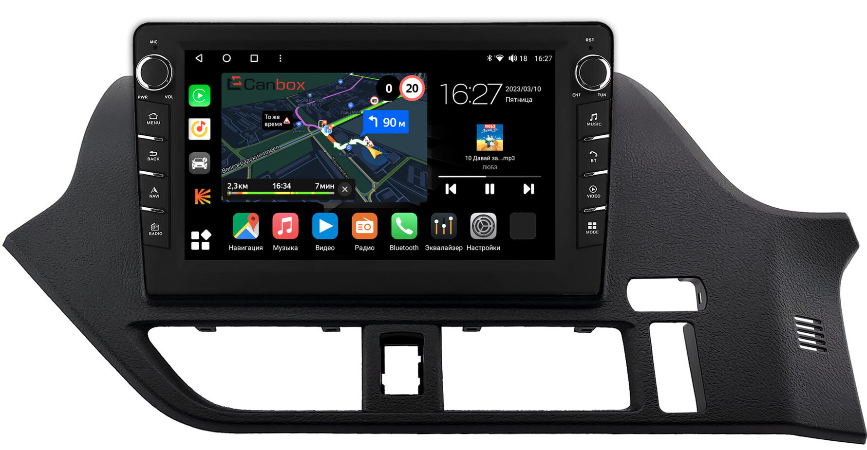 Штатная магнитола Toyota Esquire, Voxy 3 (R80), Noah 3 (R80) 2014-2022 (замены ма-лы 250*150) Canbox M-Line 7835-10-0633 Android 10 (4G-SIM, 2/32, DSP