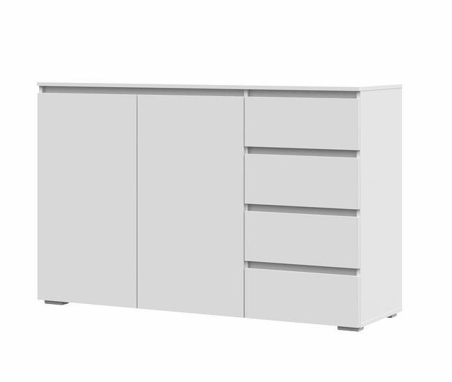 Комод 4 ящика, КМ06, Хелен, Белый