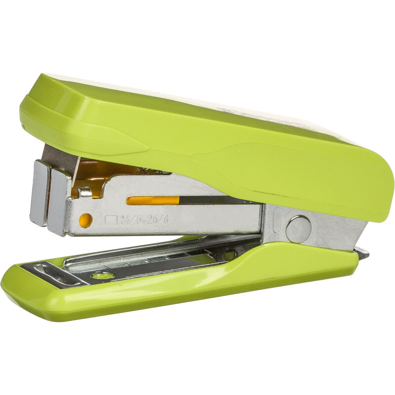 Степлер-мини Комус MSGR2420 (№24/6-26/6) до 20 лист. металл, зеленый 1271885