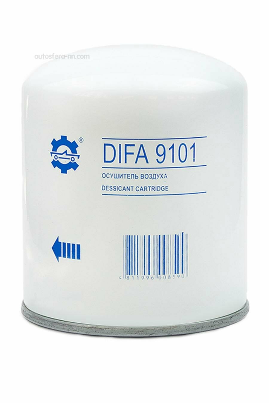 DIFA DIFA9101 Фильтр-патрон осушителя MAЗ, ПАЗ, лиаз, урал, КАМАЗ (4324102227) (DIFA)