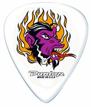 Медиатор Dunlop BL100R.60 Blackline Flame Ape, 0.60 мм, 1 шт