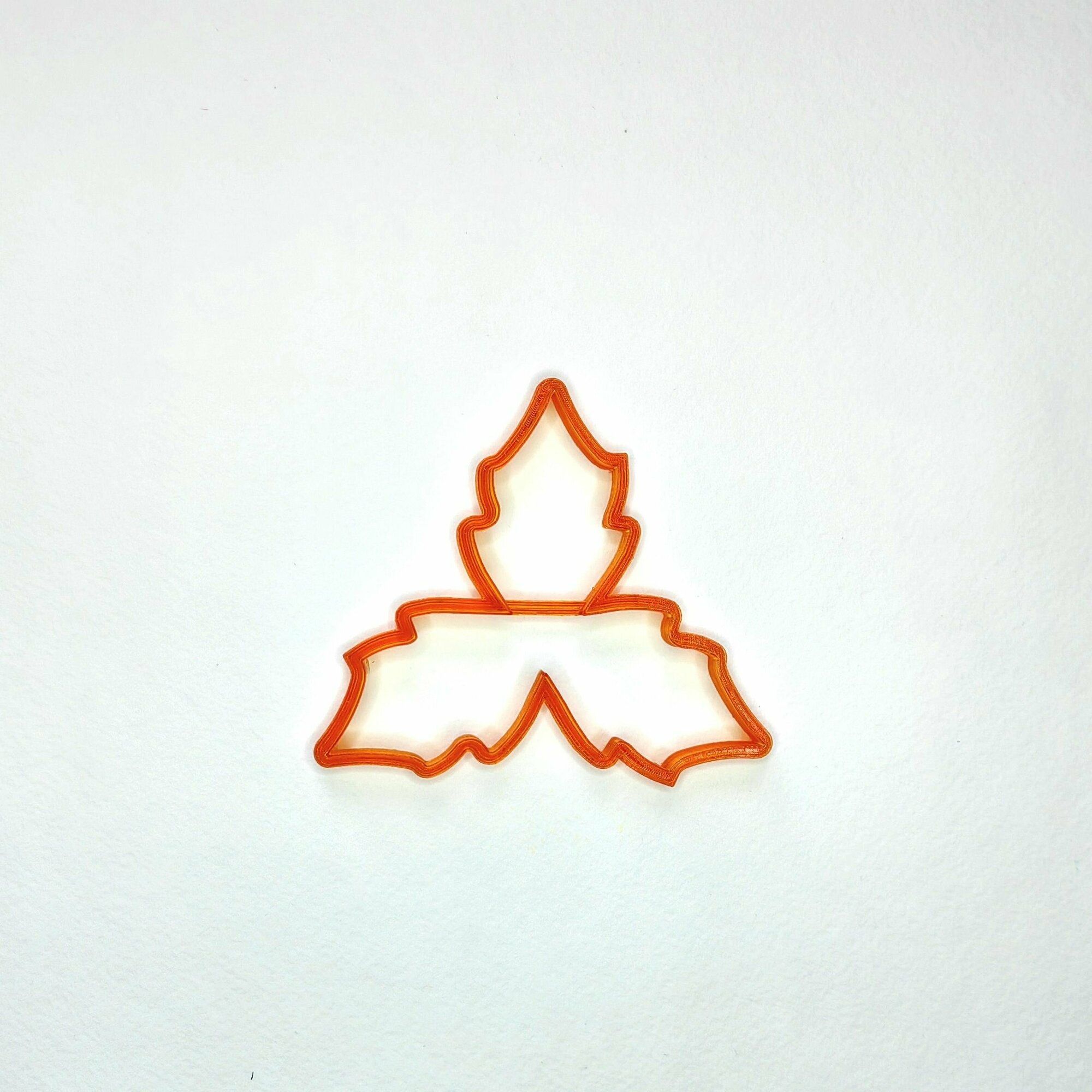 Пластиковые каттеры "Листья Пуансетии "