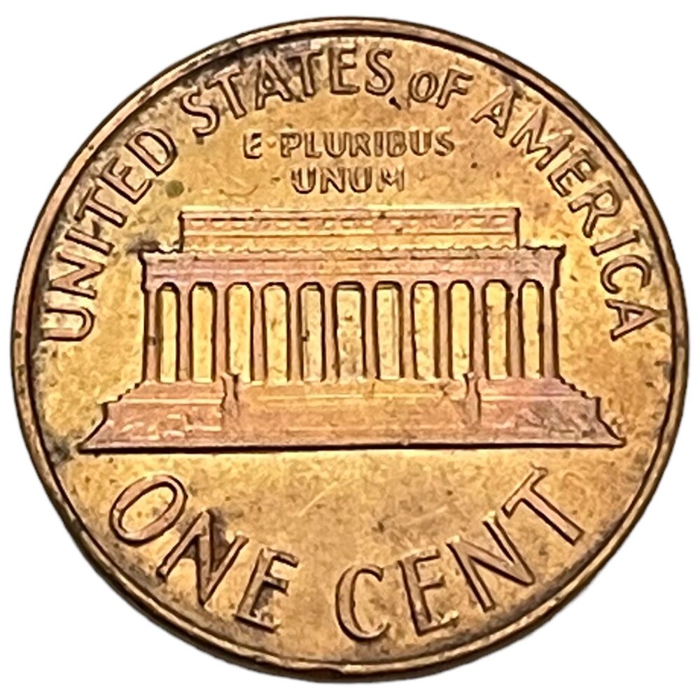 США 1 цент 1964 г. (Memorial Cent, Линкольн) (D)