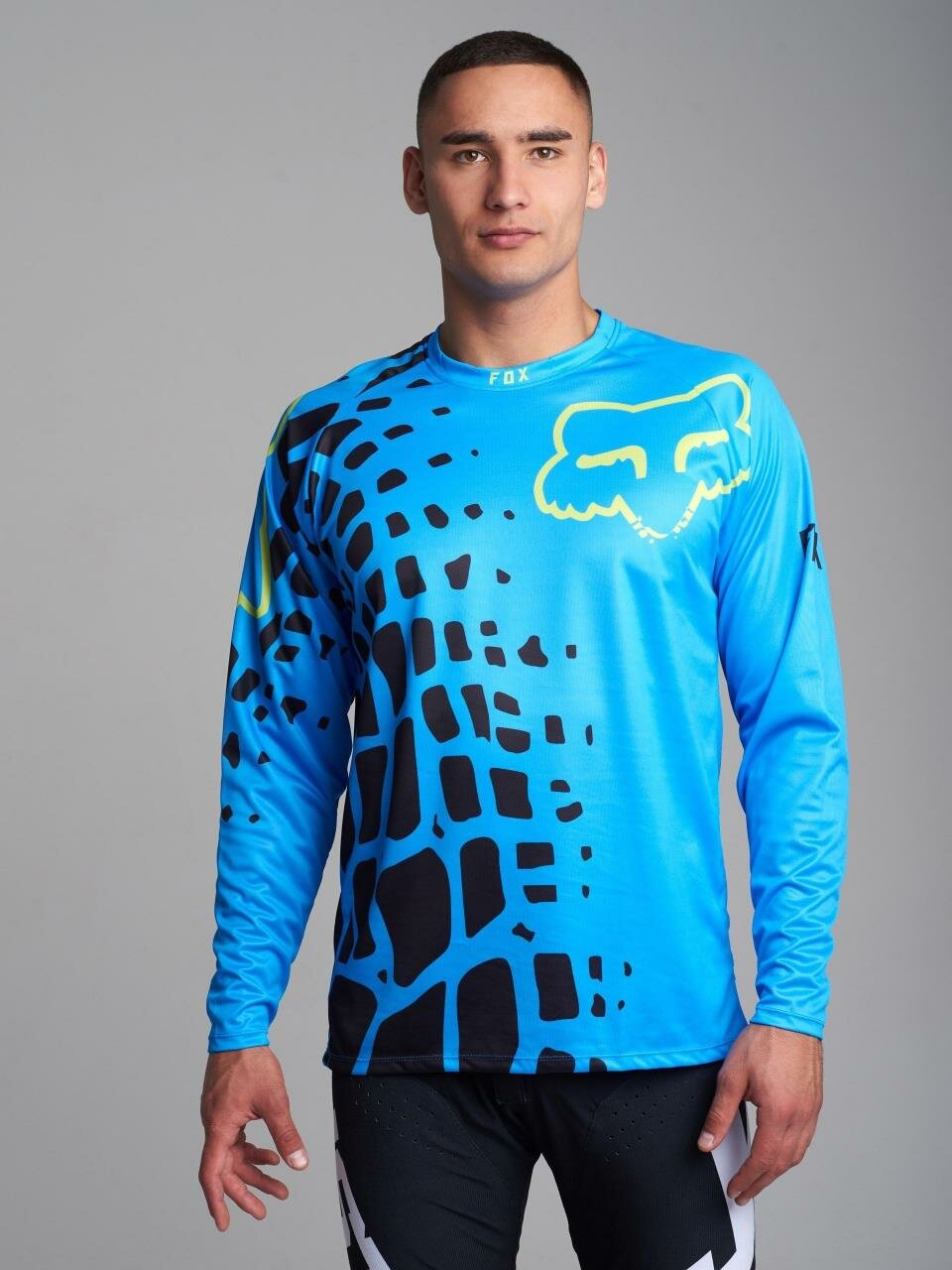 Мотоджерси мужская для мотокросса с длинными рукавами FOX FX09-4