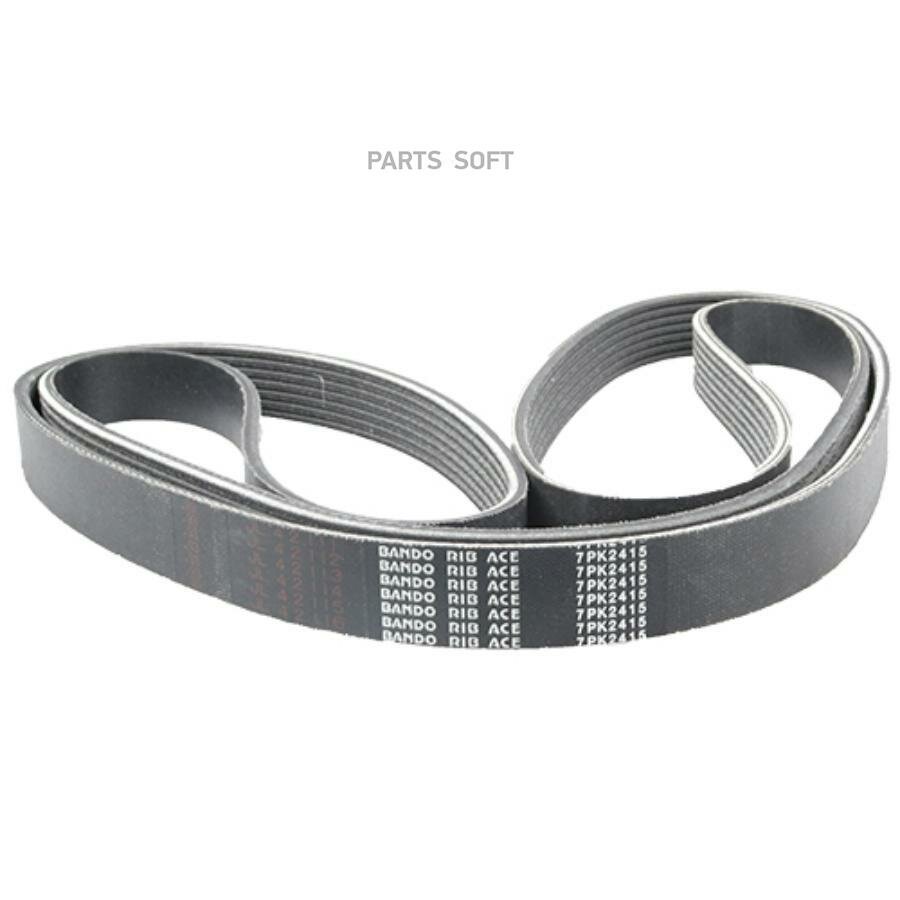 Ремень приводной Mitsubishi Pajero 99-06 / Montero 00-06 6G72;6G74;6G75 BANDO 7PK2415 | цена за 1 шт