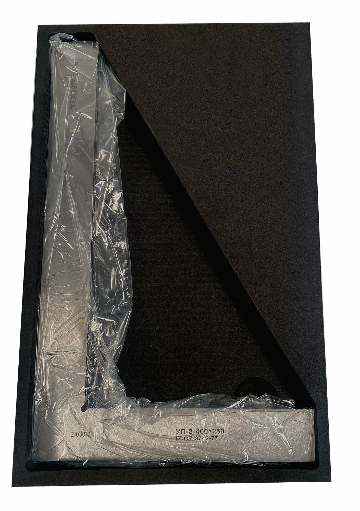 Угольник поверочный плоский УП-2-400 (400х250), ТехноСталь, ГОСТ 3749-77, F146009