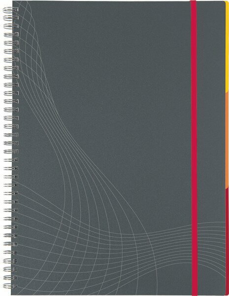 Блокнот Avery Zweckform Notizio [7016] в линейку (серый, А4, 90 листов)