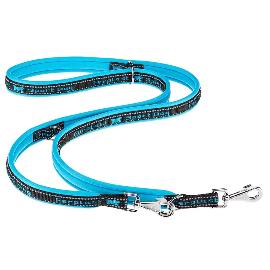 Ferplast поводок-перестежка нейлоновый Sport Dog 15 мм. х 200 см, Синий
