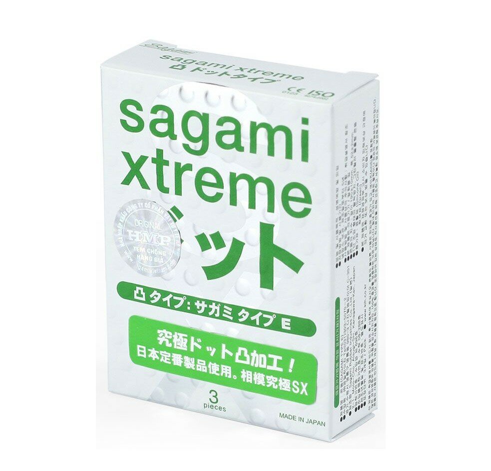 Презервативы «Sagami Xtreme TYPE-E» №3 латексные анатомические