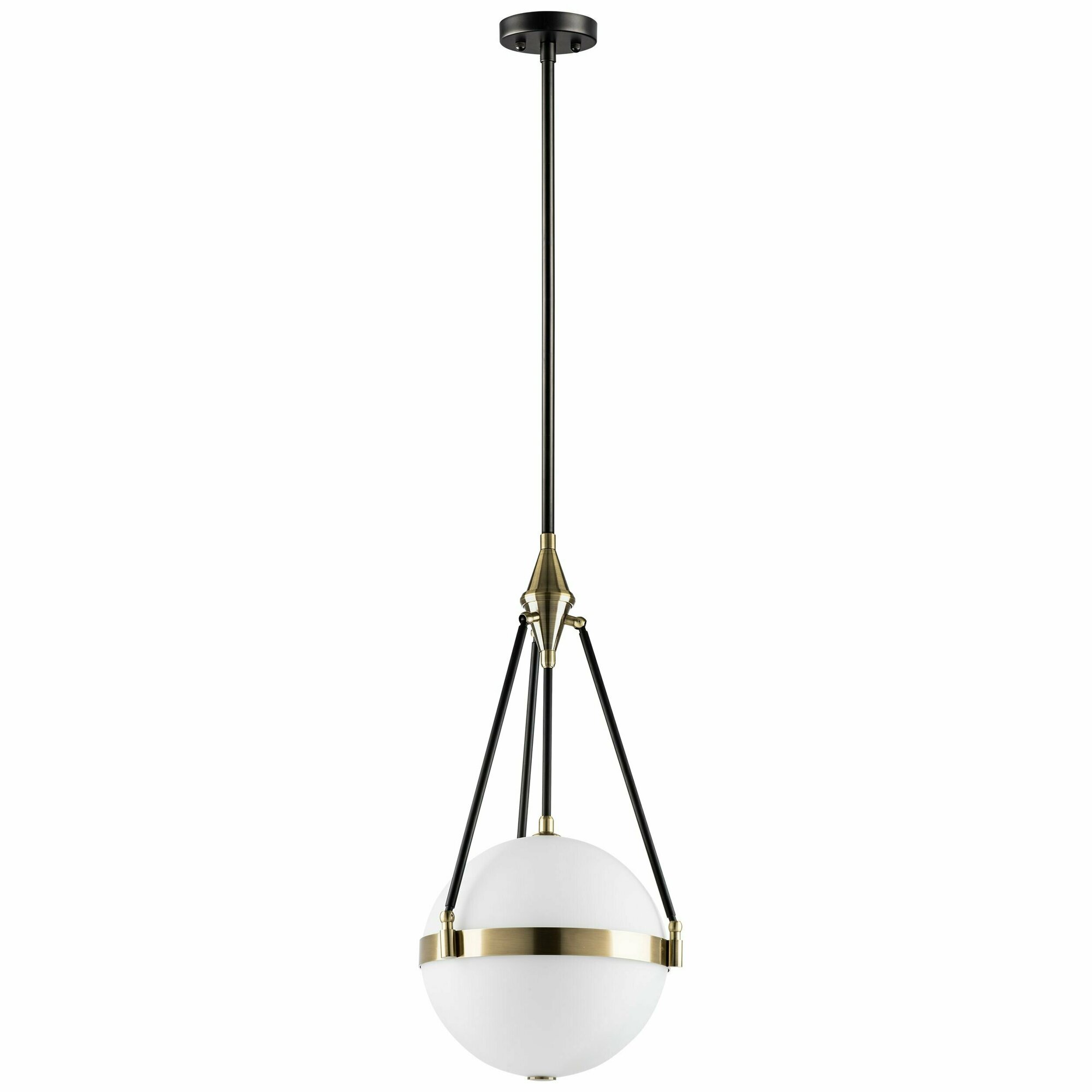 816037 Люстра MODENA 3х40W E27 латунь/черный/белый, шт