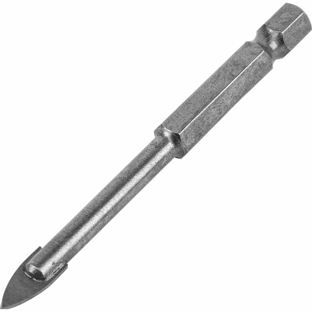 Сверло по керамической плитке и стеклу 6 мм, 6-гранный хвостовик MATRIX 72836, Подходит для интенсивного использования