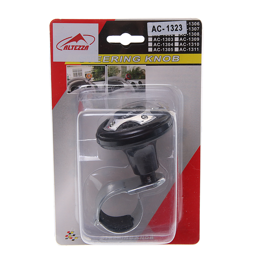 Ручка на руль "лентяйка" черная Carfu