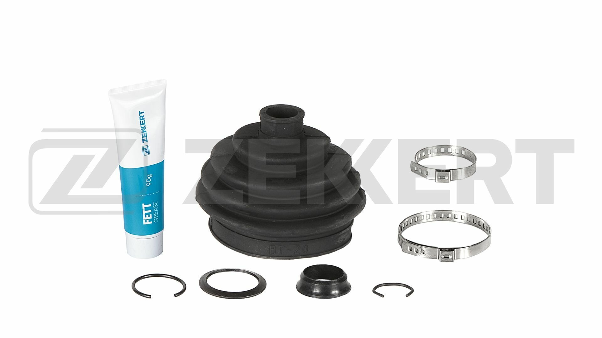 Пыльник ШРУС с хомутами и смазкой для ВАЗ Лада 2108 2109 2113 2114, Фольксваген Поло, 2, Классик, 3 SM-1017S ZEKKERT