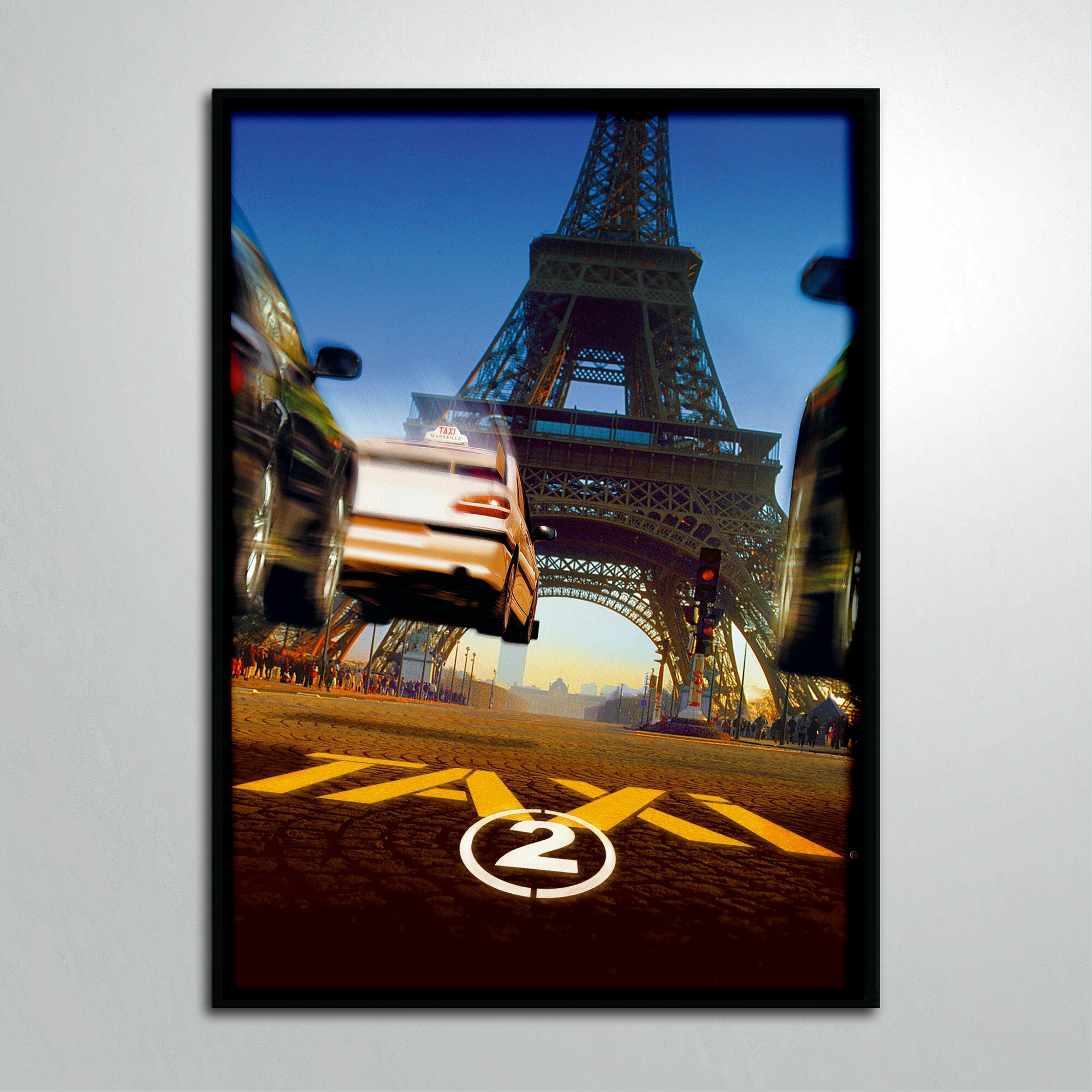 Постер без рамы/Такси 2 Сами Насери Фредерик Дифенталь Париж Taxi 2 (А2/420х594)
