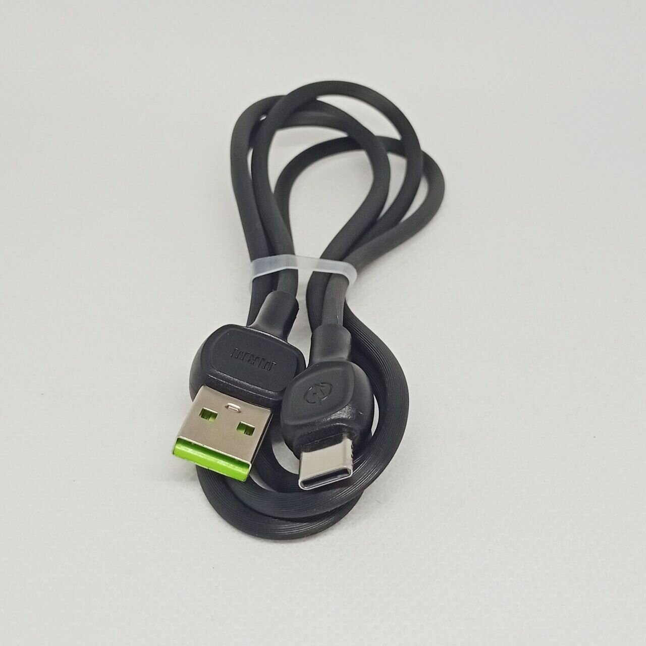 Кабель USB Type C для зарядки и передачи данных 1м- черный