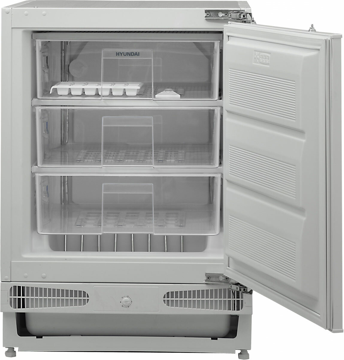 Встраиваемый морозильник Hyundai HBF 0810 A+ 90 л, белый