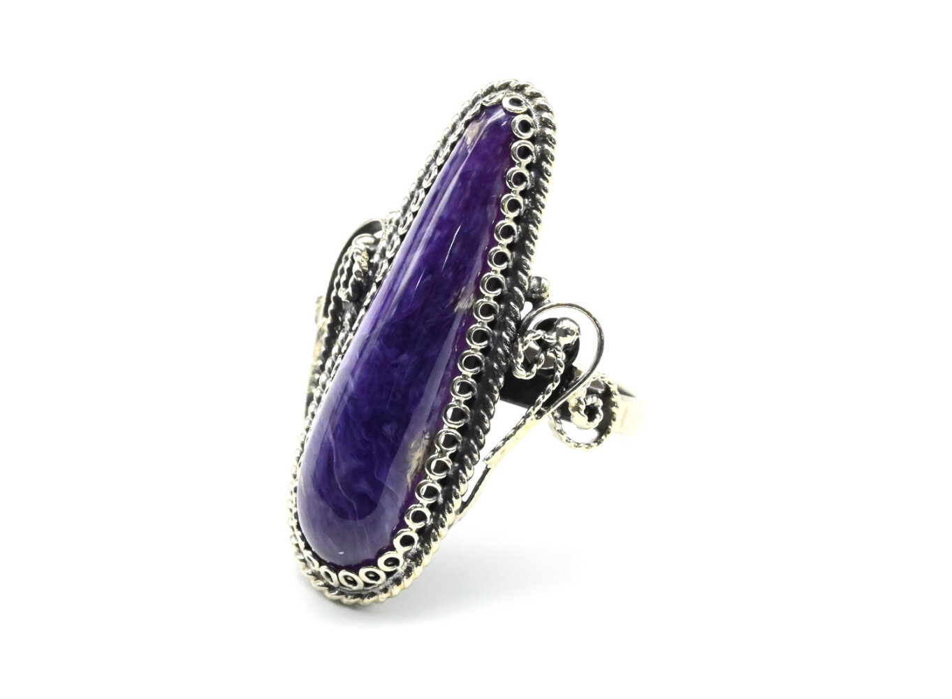 Кольцо, чароит