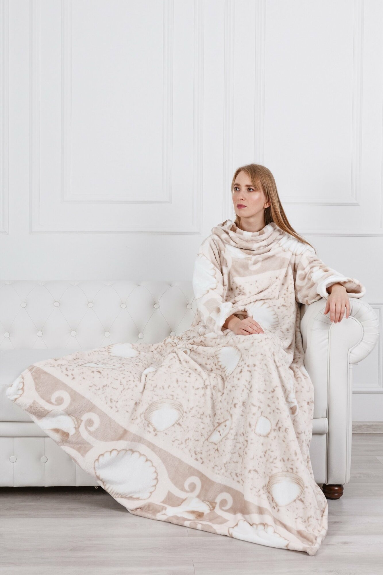 Плед с рукавами