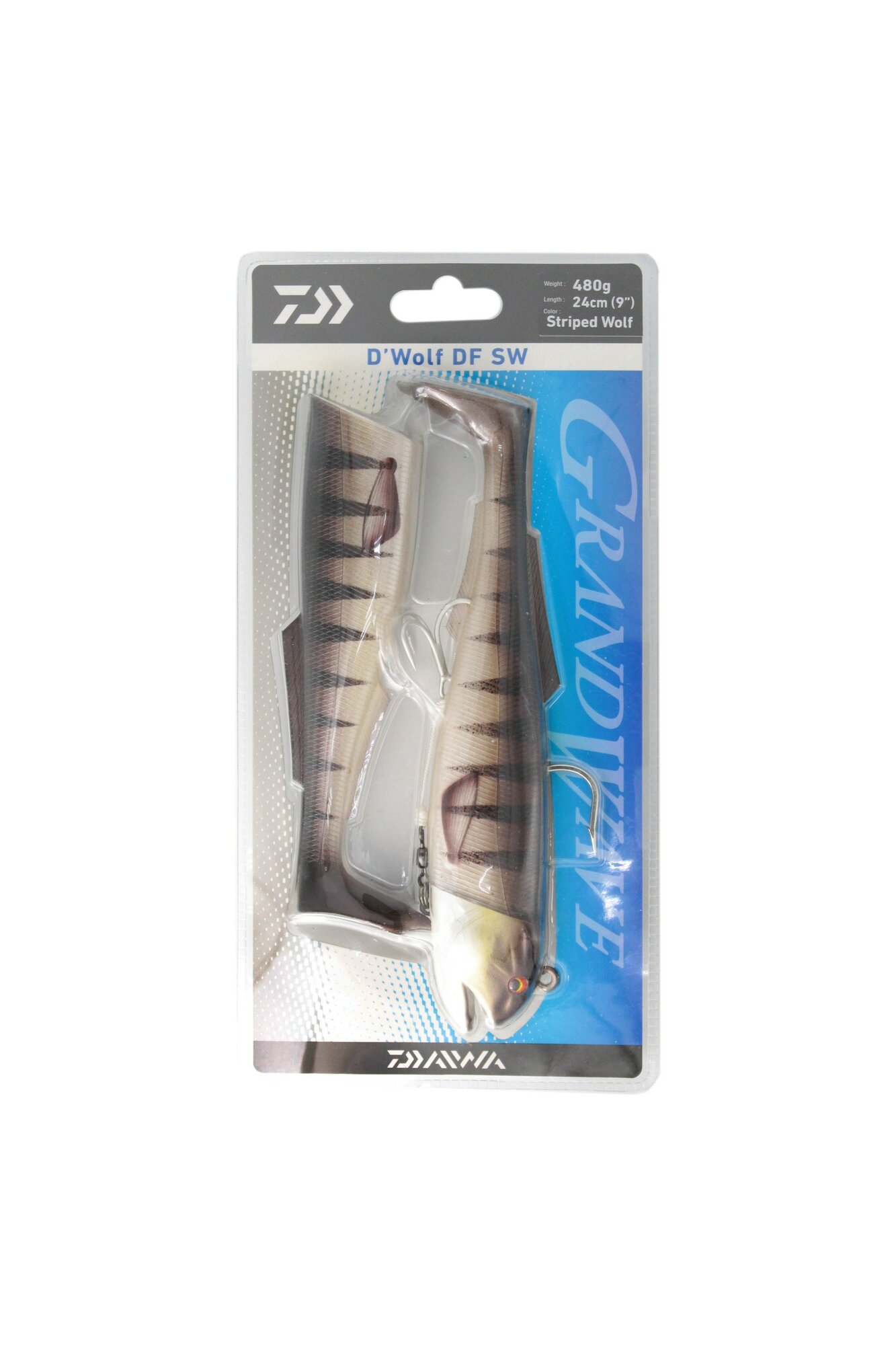 Daiwa Wolf DF SW приманка 24 см 480 г STW для ловли щуки и крупной рыбы со спиннингом