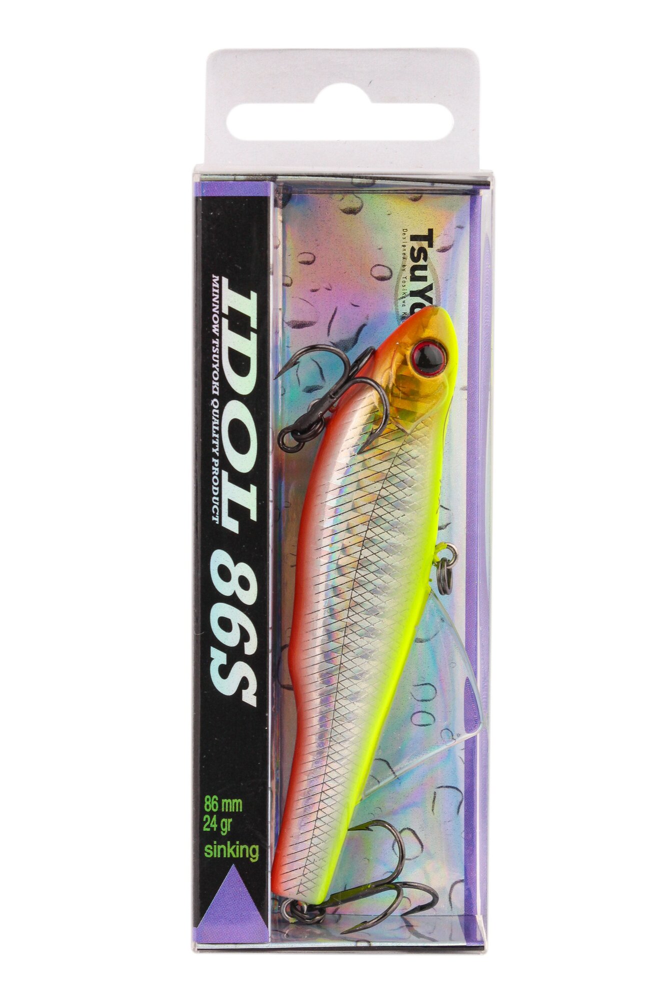 TsuYoki Idol 86S раттлин цвет N420 воблер для ловли щуки и окуня на водоёме