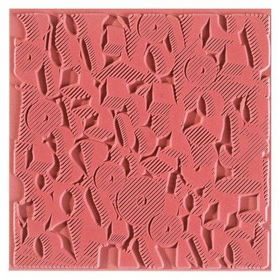 Efco 9500522 Текстурный коврик для полимерной глины, 9 x 9 см