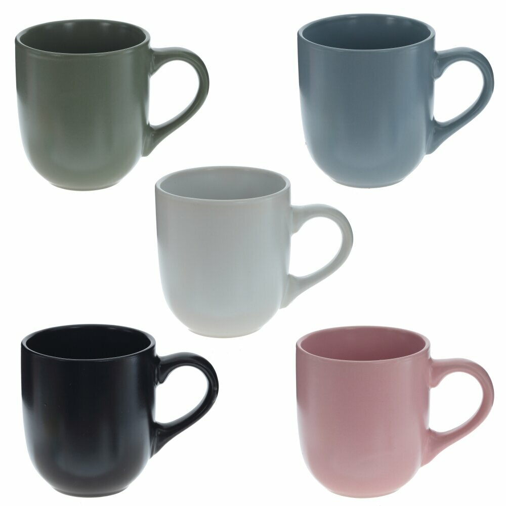 Набор из 6-ти кружек, 350 мл, 12,5х8,5х9,5 см, 5 видов KSM-797459