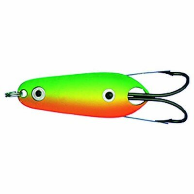 Блесна колеблющаяся Kuusamo Rasanen 50/11 незацепляйка GR/FYe/FR-B