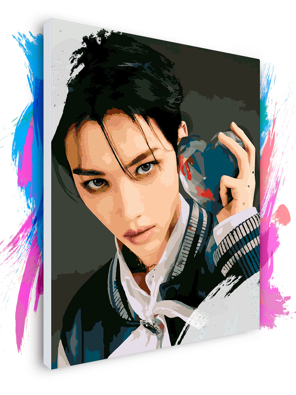 Картина по номерам на холсте Stray Kids Felix Maxident, 50 х 70 см