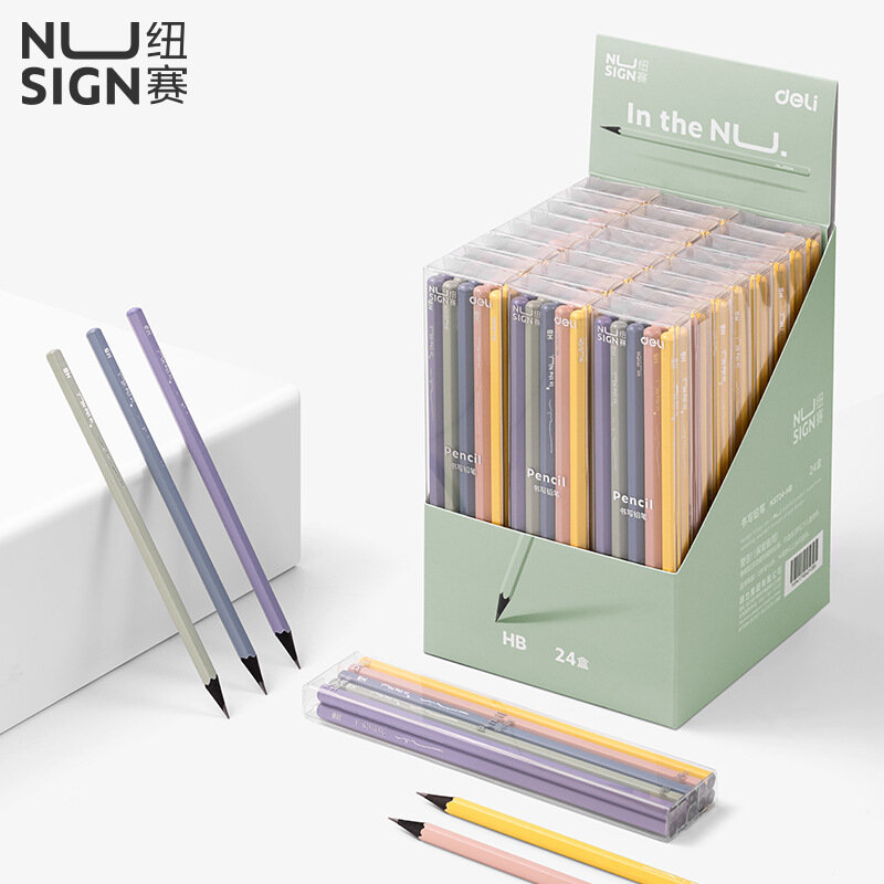 Карандаш Deli NS724-2B, HB, 10 шт