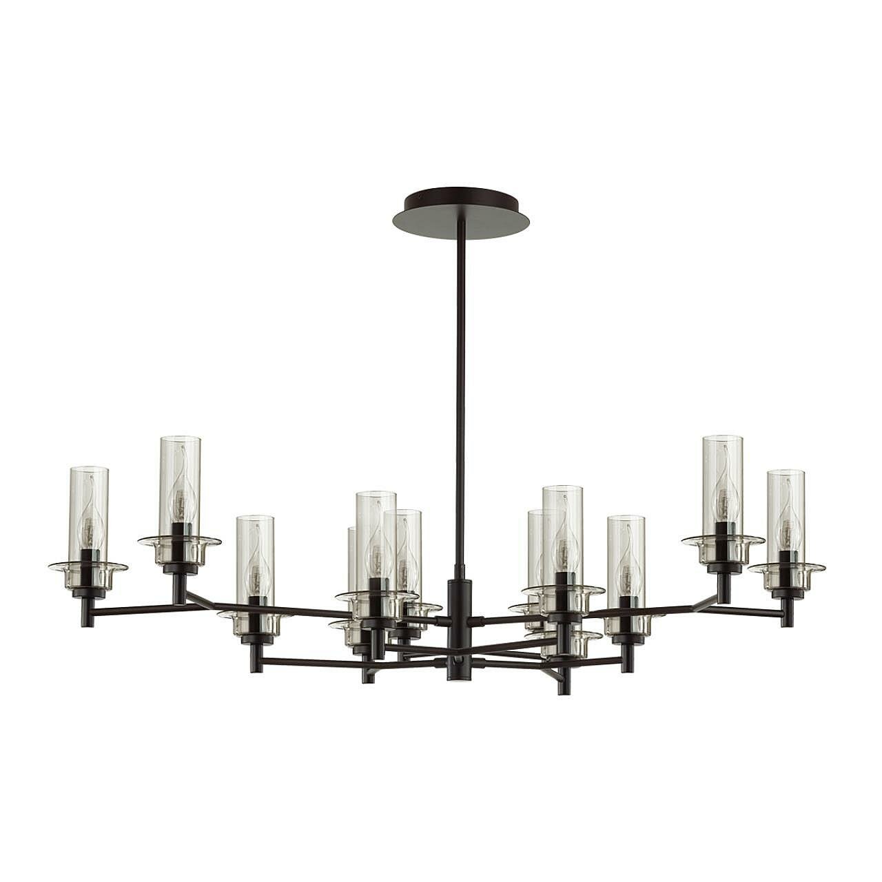 Люстра на штанге Lumion Madonna 6555/12C, E14, 480Вт, кол-во ламп:12шт, Черный