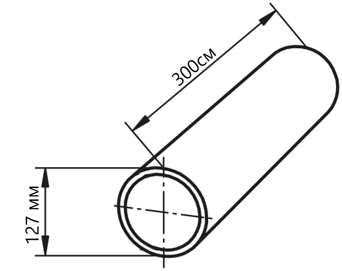 Труба электросварная 127х4 мм