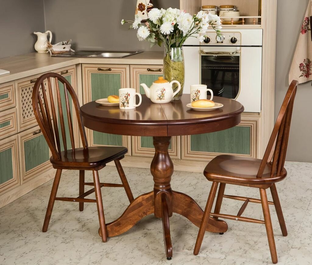 Стол Фаворит Де-Люкс (Темный орех)