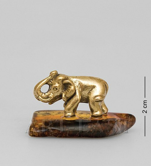 Фигурка Знак зодиака - Рак (латунь, янтарь) AM- 556 113-701787