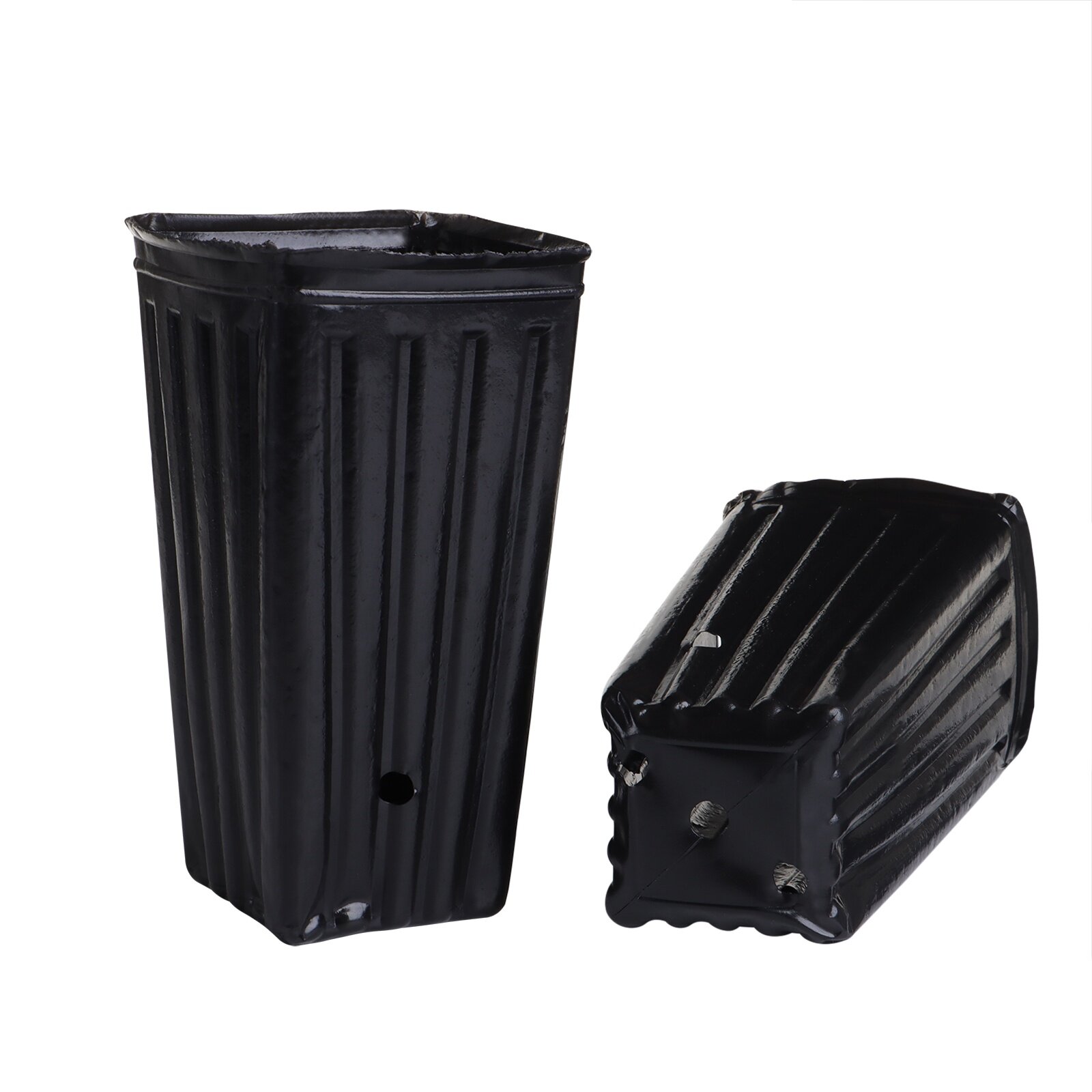 Пакет для рассады, 1,5 л, 11 11 см, h 20 см, полиэтилен, чёрный, Greengo, 15 уп