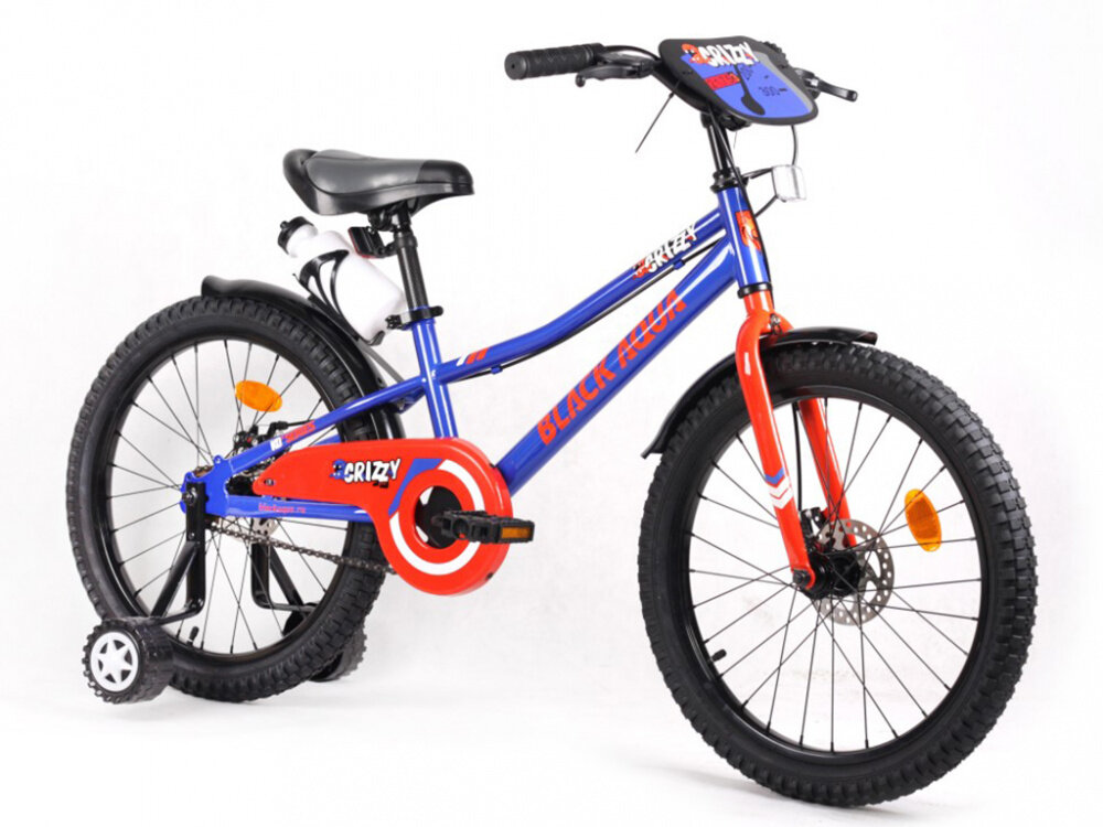 Велосипед Black Aqua Crizzy Disc 20" м (оранжевый/неон)