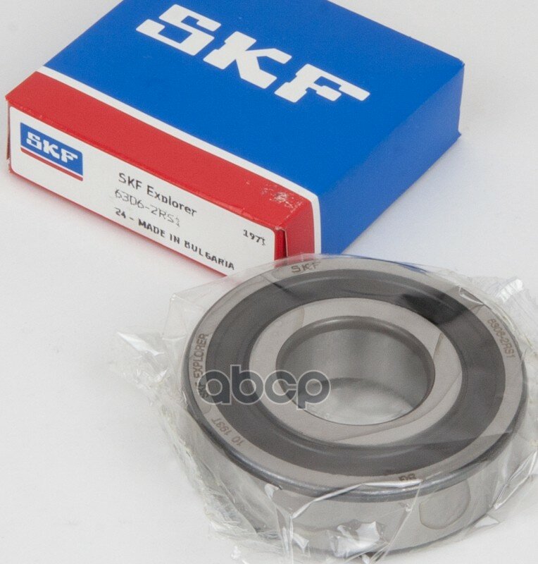Подшипники шариковые, наружн. ДИА. > 30 ММ Skf арт. 6306-2RS1
