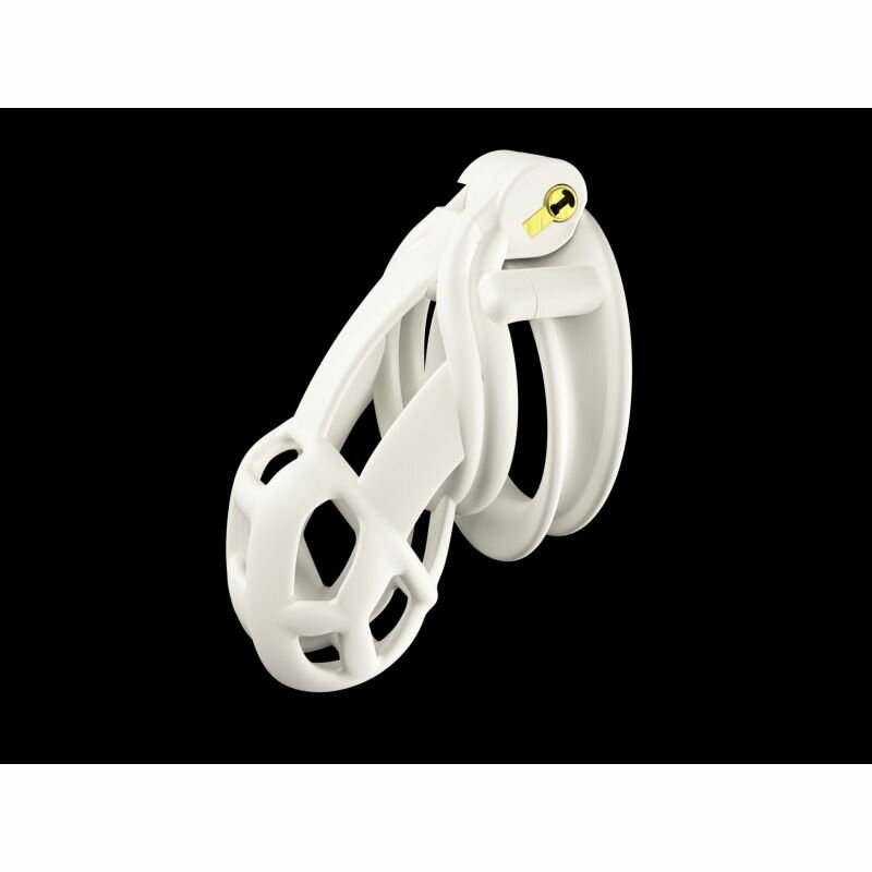 Товар БДСМ для взрослых 18+ / Пояс верности для мужчин, M, белый