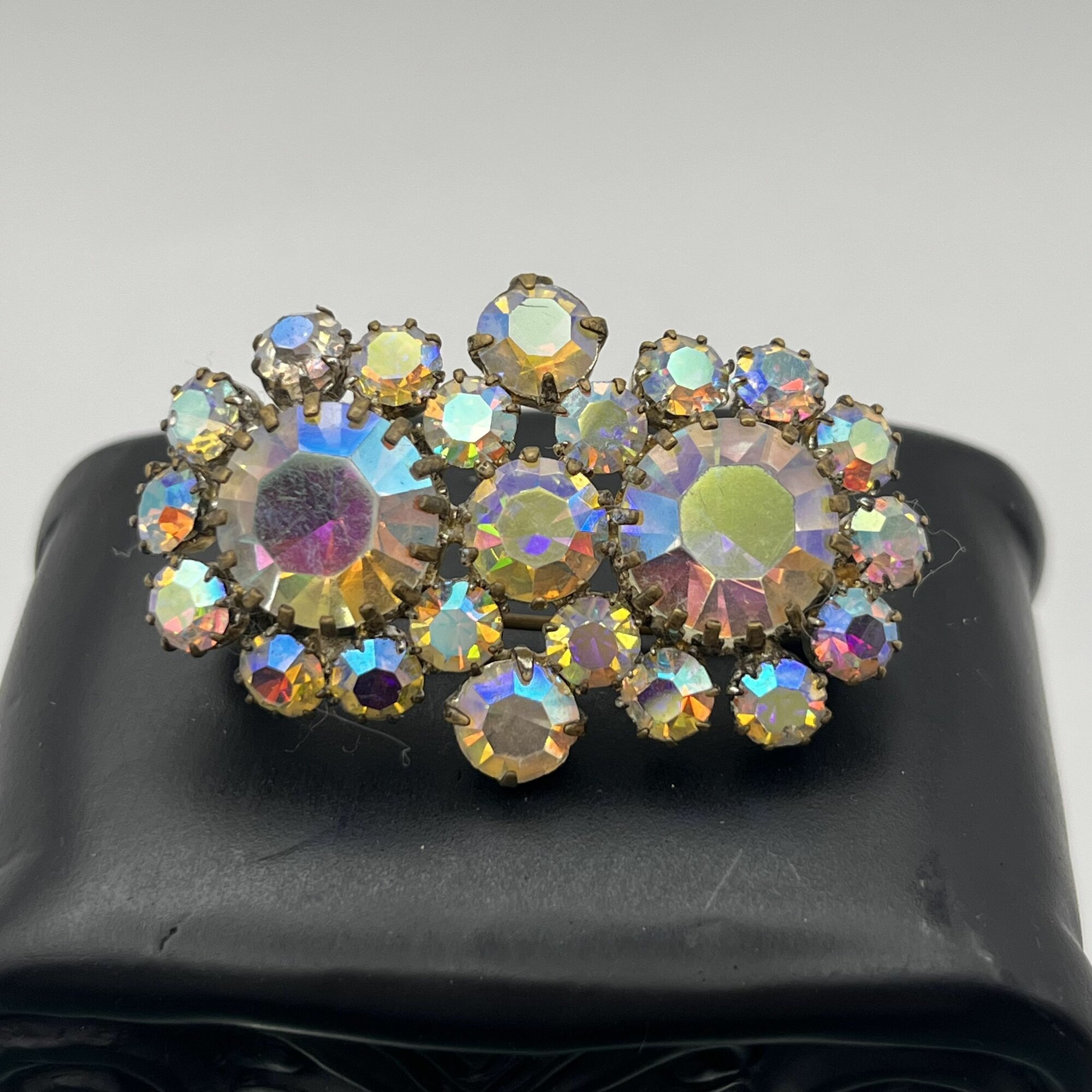 Винтажная Чешская брошь, Аврора бореалис