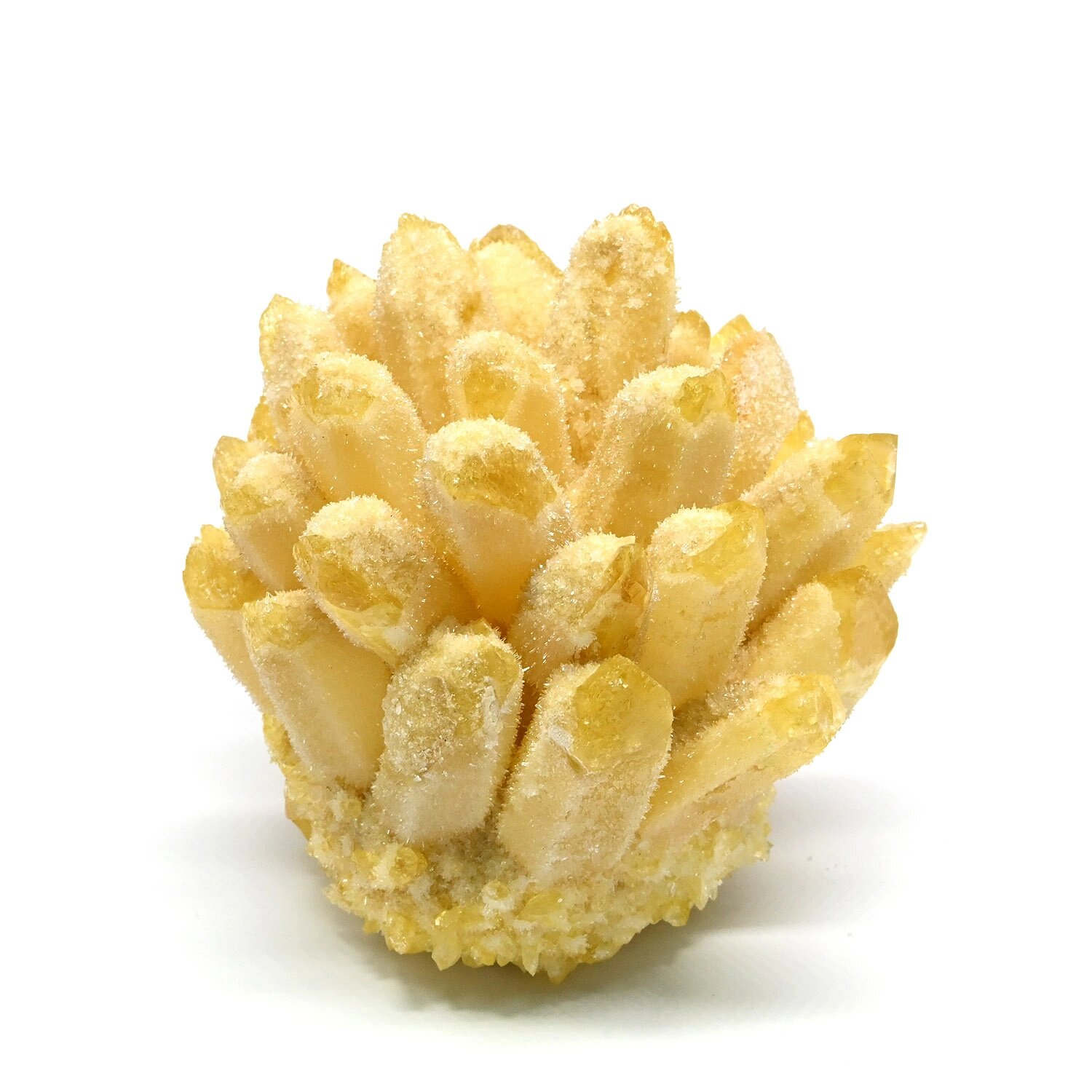 Кластер желтого кварца 75*75*73мм, 352г .