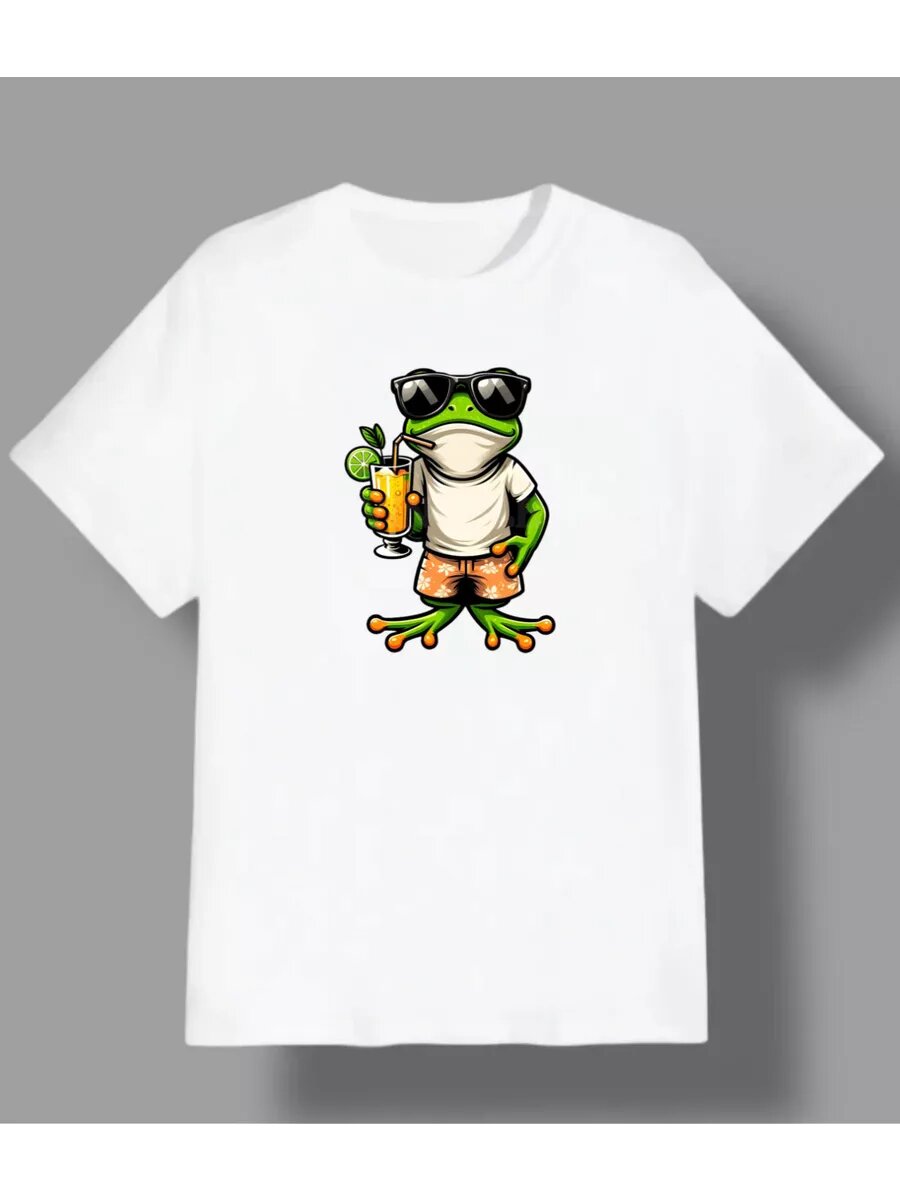 Футболка лягушка