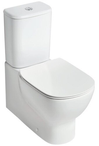 Унитаз-компакт Ideal Standard Tesi T008201 напольный безободковый с бачком T356801