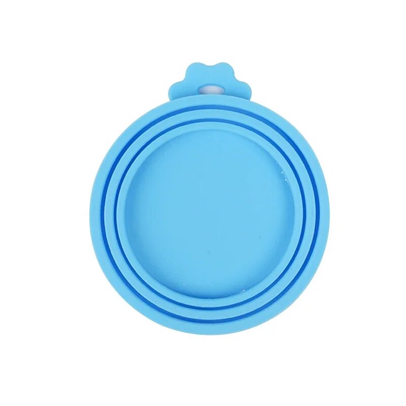 Многоразовые силиконовые крышки для банок Синий, Blue-1pcs